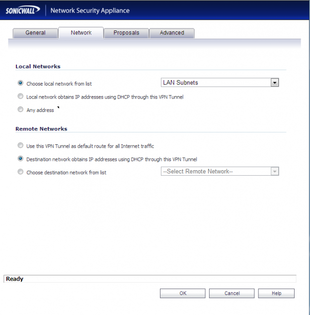 Site to Site VPN via two Sonicwall firewalls - With DHCP over VPN ...