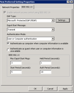 Tutorial: 802.1X Authentication via WiFi - Active Directory + Network Policy Server + Cisco WLAN ...