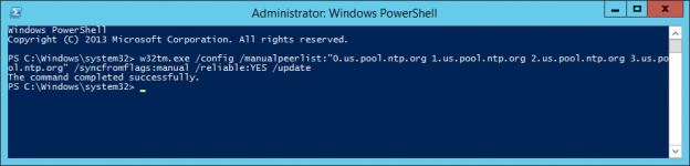 Configuring External Time Source On Your Primary Domain Controller