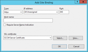 SCCM 2012 R2 - Warning - IIS HTTPS Configuration for management point ...