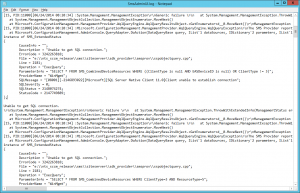System Center 2012 R2 Configuration Manager - Configuration Manager console cannot connect to ...