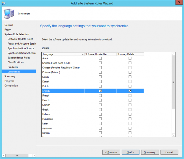 System Center 2012 R2 Configuration Manager Adding A Software Update Point To A Standalone