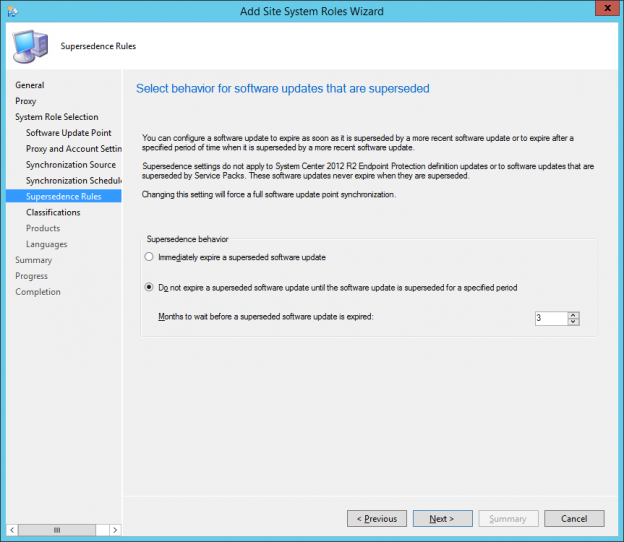 System Center 2012 R2 Configuration Manager Adding A Software Update Point To A Standalone