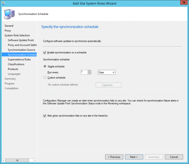 System Center 2012 R2 Configuration Manager Adding A Software Update Point To A Standalone