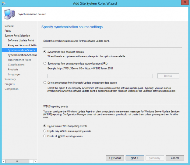 System Center 2012 R2 Configuration Manager Adding A Software Update Point To A Standalone