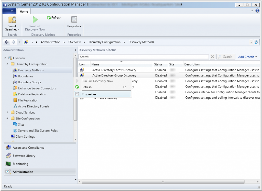 System Center 2012 R2 Configuration Manager - Discovery Methods and ...
