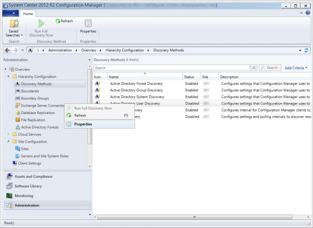 System Center 2012 R2 Configuration Manager - Discovery Methods and ...