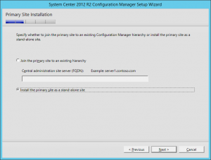 System Center 2012 Configuration Manager R2 (SCCM 2012 R2) Standalone ...