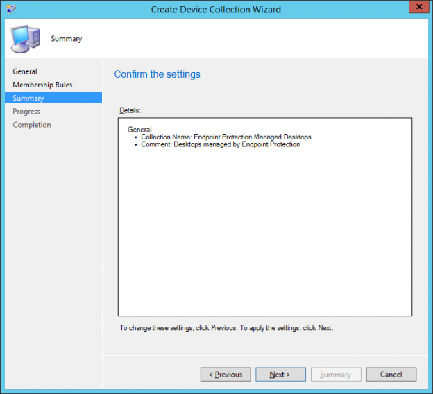 System Center 2012 R2 Configuration Manager Deploying Endpoint