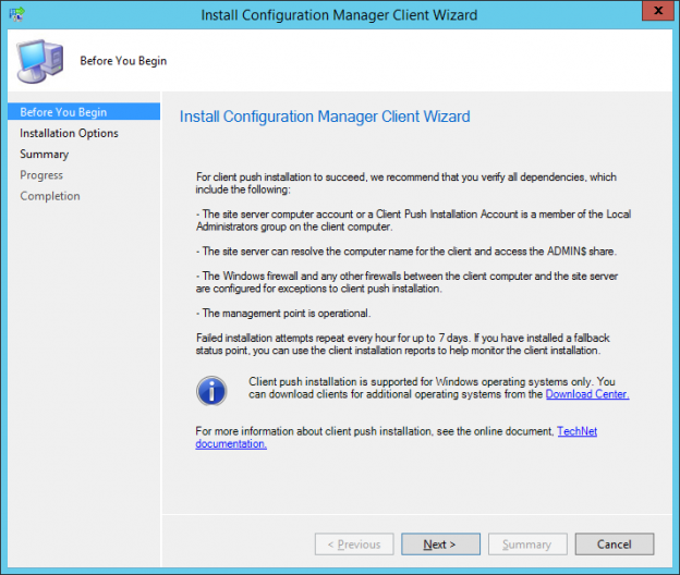 System Center 2012 R2 Configuration Manager Client Web Service Point And Deploying The Sccm