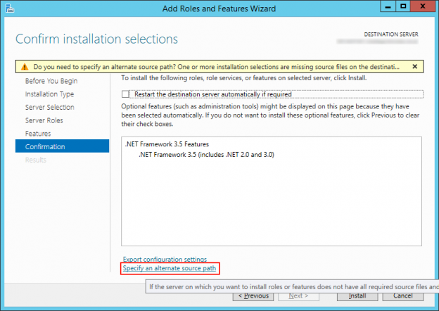 How To Install Net Framework 3 5 On Windows Server 2012 And Windows