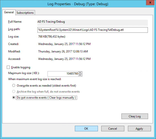 [Tutorial] Gathering trace/event logs in ADFS v2.0 and v3.0 - Jack Stromberg