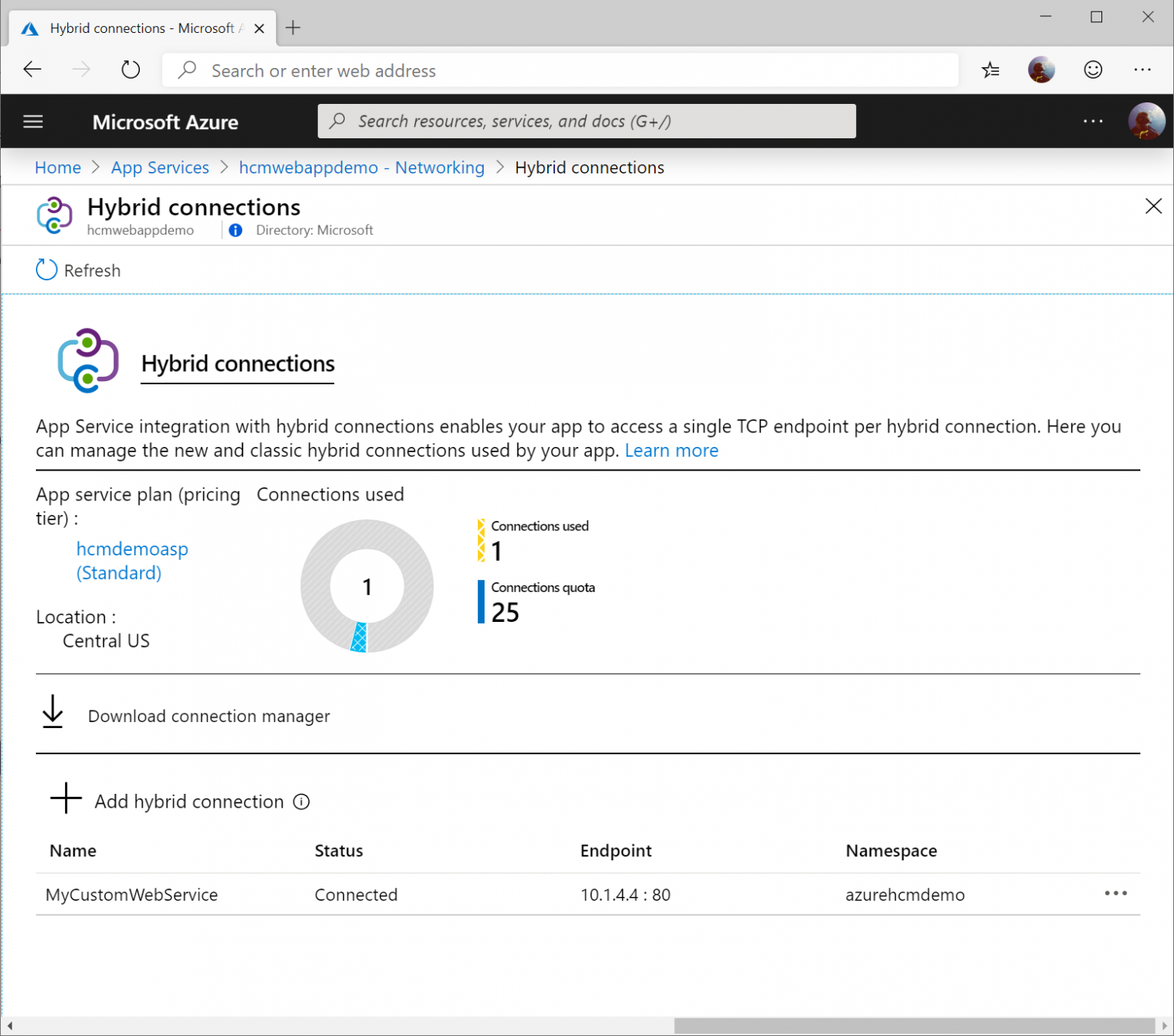 [Tutorial] Using Azure Hybrid Connection Manager to reach resources on ...
