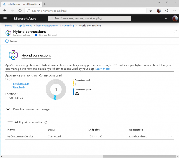 [tutorial] Using Azure Hybrid Connection Manager To Reach Resources On Premises Without Vpn