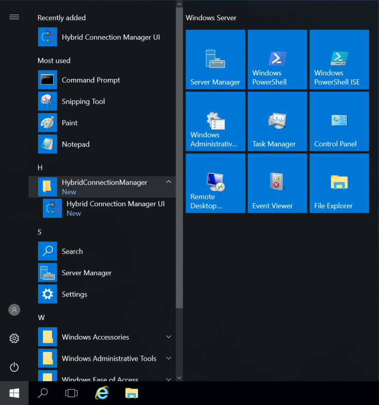 Tutorial Using Azure Hybrid Connection Manager To Reach Resources On