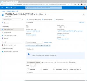 Establishing a GCP VPN Tunnel to Azure Virtual WAN; Active/Active BPG ...
