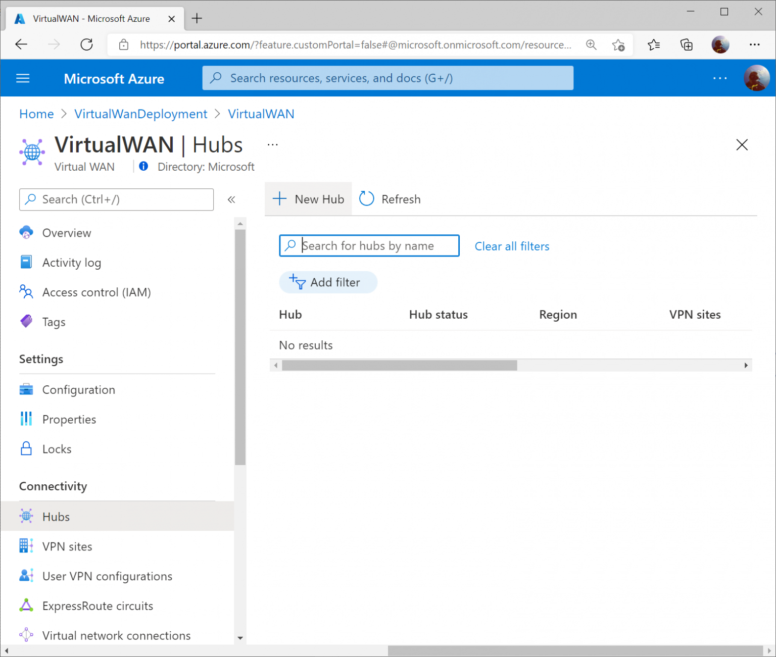 Establishing a GCP VPN Tunnel to Azure Virtual WAN; Active/Active BPG ...